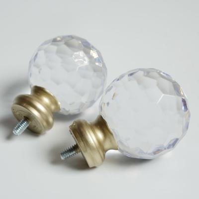 China KIEI EP1008 Curtain Pole Finials Outlet Curtain Caps for sale