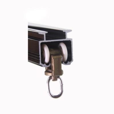 China Wall Mount Thin Aluminium Flexible Curtain Rail Tracks for sale