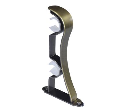 China Suportes fixados na parede de Rod de cortina do quadro de janela 25mm à venda