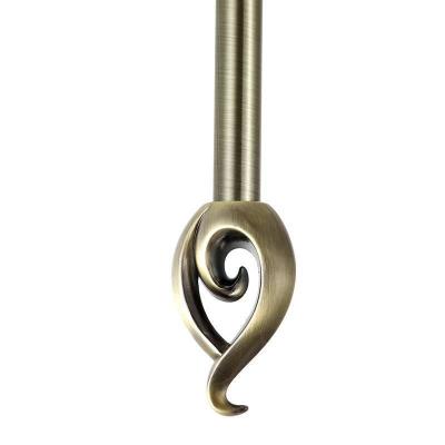 China 16mm Herz-Riss-Art Edelstahl-vorzügliche Gardinenstange zu verkaufen