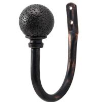 China Electroplating 35mm Elliptical Pattern Curtain Hook Extenders for sale