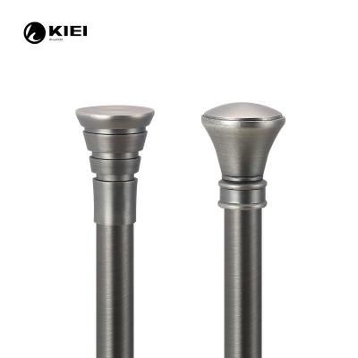Cina Spessore conico Matt Black Color delle aste della tenda 0.5MM del tubo di forma in vendita
