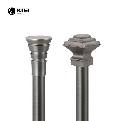 Cina Spessore conico Matt Black Color delle aste della tenda 0.5MM del tubo di forma in vendita