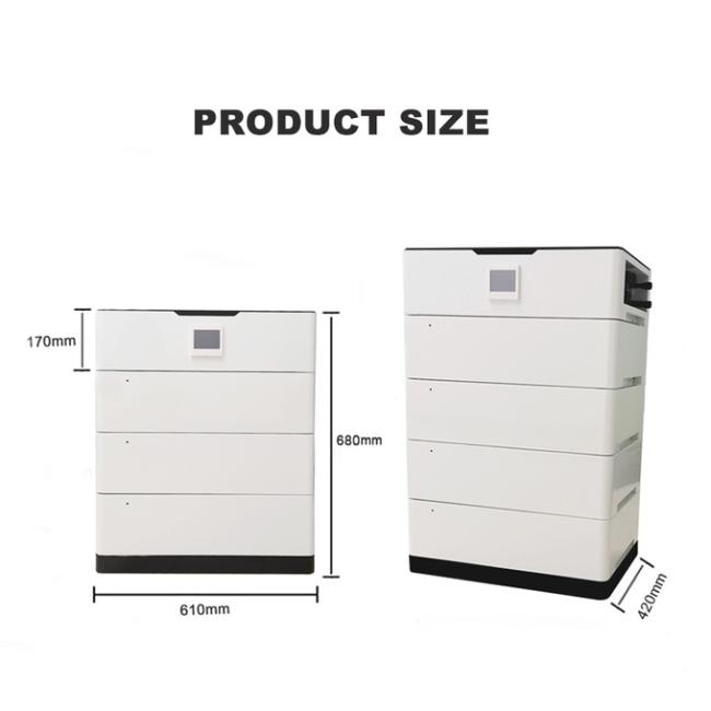 409.6V 100A 40kw White Solar Stackable Storage Lithium Battery 10kw 15kw 20kw 30kw For Home Energy System 4