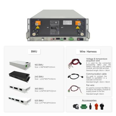 中国 高電圧電池管理システム RS485/CAN通信 270S 864V 400A Bms 太陽光発電貯蔵システム 販売のため