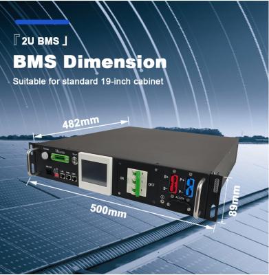 China Master Slave BMS High Voltage BMS 96S307.2V 50A LiFePO4 BMS Lithium Battery Storage Solution For LFP System UPS Battery for sale