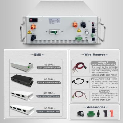 China 384S 1228.8V 160A GCE Master BMS con equilibrio controlado eficaz compatible con el inversor famoso en venta