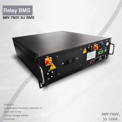 China High Voltage BMS 192S614.4V 125A Energy Storage Solution LFP System BMS Battery Management System for LTO NMC LFP HV Lithium Battery Pack Battery Rack for sale