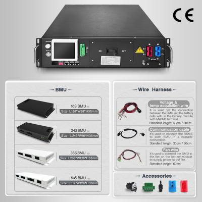 China 3 Level Structure Relay BMS Solar Battery Management System 480V DC 63A for sale