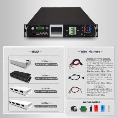 Chine Système de stockage d'énergie pour batteries au lithium 96S 307.2V 50A à haut rendement à vendre
