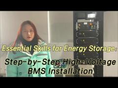 Sistema de gerenciamento de bateria de alta voltagem BMS de lítio 120S384V 50A BMS de toque central para UPS Bateria de alta voltagem Sistema LFP