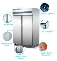 China Odorless Multi Door Fridge Freezer Free Standing Anticorrosive Vertical for sale