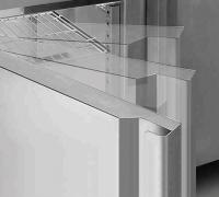 China Silver Restaurant Upright Freezer , Removable Stainless Fridge Freezer for sale