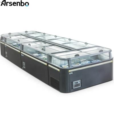 Cina Bene durevole anticorrosivo 220V del congelatore senza coperchio dell'esposizione di Multiscene in vendita