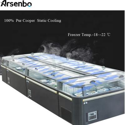 Cina Bene durevole anticorrosivo 220V del congelatore senza coperchio dell'esposizione di Multiscene in vendita