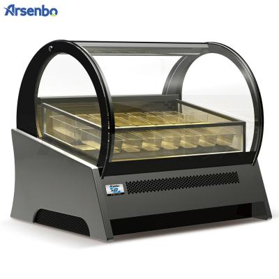 Cina Armadietto di esposizione anticorrosivo del gelato del piano d'appoggio 110L indipendente in vendita