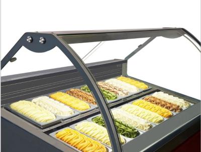 Cina Armadietto di esposizione anticorrosivo del gelato del piano d'appoggio 110L indipendente in vendita