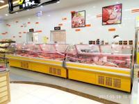 China Multiscene Meat Deli Display Cooler Anticorrosive Double Temperature for sale
