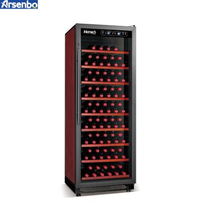 Cina Bottiglia pratica più fresca termoelettrica dritta elegante 90 del frigorifero del vino in vendita