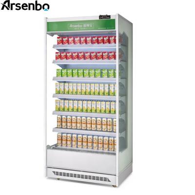 Cina Materiale temporaneo di acciaio inossidabile del refrigeratore aperto di Multideck del supermercato doppio in vendita