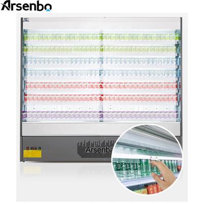 Cina Costruito in Gray Multideck Open Chiller Durable resistente alla corrosione in vendita