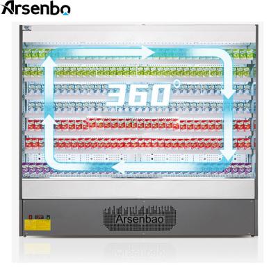 Cina Costruito in Gray Multideck Open Chiller Durable resistente alla corrosione in vendita
