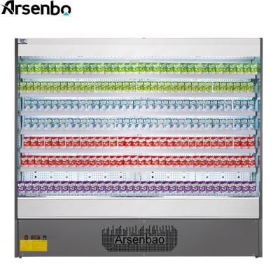 Cina Costruito in Gray Multideck Open Chiller Durable resistente alla corrosione in vendita