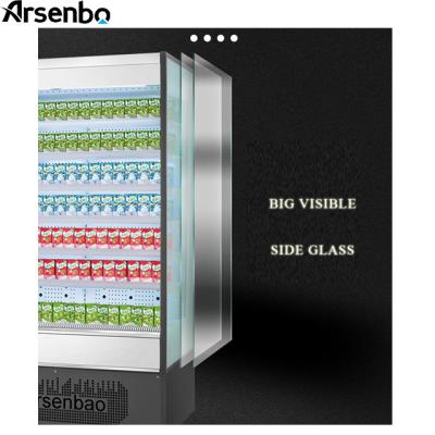 Cina Costruito in Gray Multideck Open Chiller Durable resistente alla corrosione in vendita