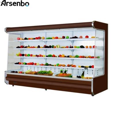 Cina L'esposizione aperta verticale durevole del refrigeratore, 220V Multideck ha refrigerato gli armadietti di esposizione in vendita