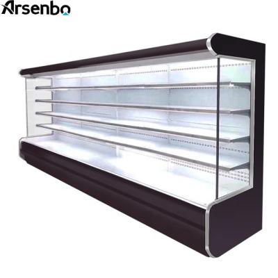 Cina L'esposizione aperta verticale durevole del refrigeratore, 220V Multideck ha refrigerato gli armadietti di esposizione in vendita