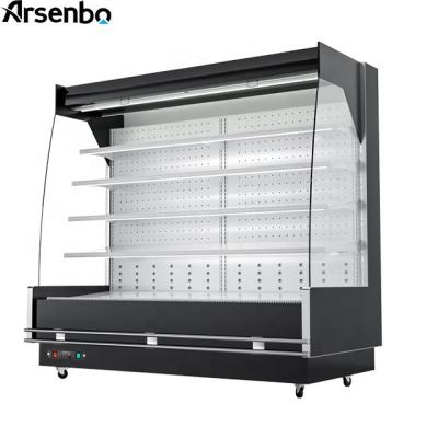 Cina L'esposizione aperta verticale durevole del refrigeratore, 220V Multideck ha refrigerato gli armadietti di esposizione in vendita