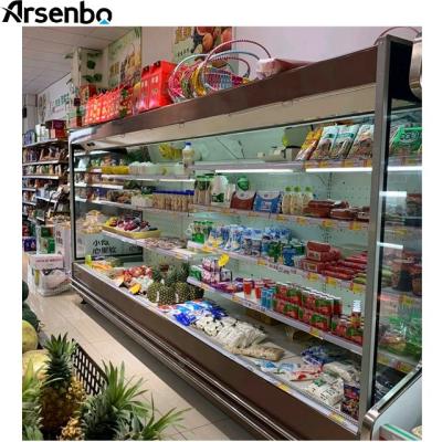 Cina L'esposizione aperta verticale durevole del refrigeratore, 220V Multideck ha refrigerato gli armadietti di esposizione in vendita
