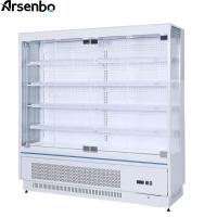 China Anticorrosive Open Refrigerated Display Case Stable Digital Temp Control for sale