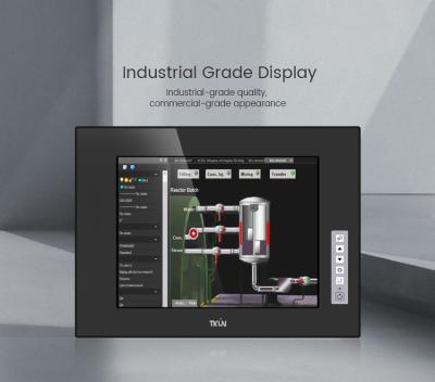 China 12 Inch Outdoor Sunlight High Brightness 1000cd/㎡ Resistive Touch Industrial Monitor CNC Equipment Display V121VGA for sale