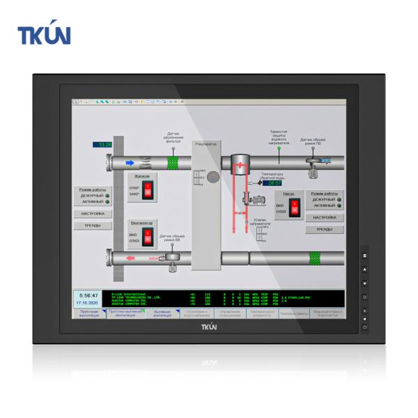 Quality 17 Inch Embedded Industrial HD Resistance Touch Screen Anti-Electromagnetic for sale