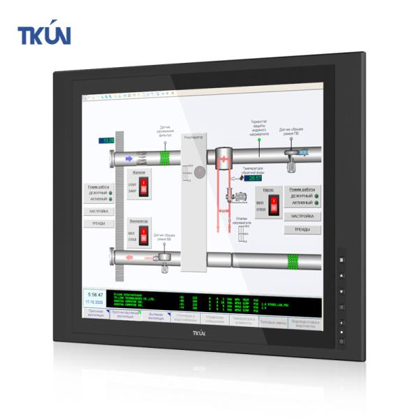Quality 17 Inch Embedded Industrial HD Resistance Touch Screen Anti-Electromagnetic for sale