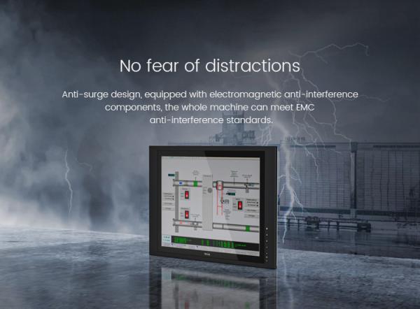 Quality 17 Inch Embedded Industrial HD Resistance Touch Screen Anti-Electromagnetic for sale