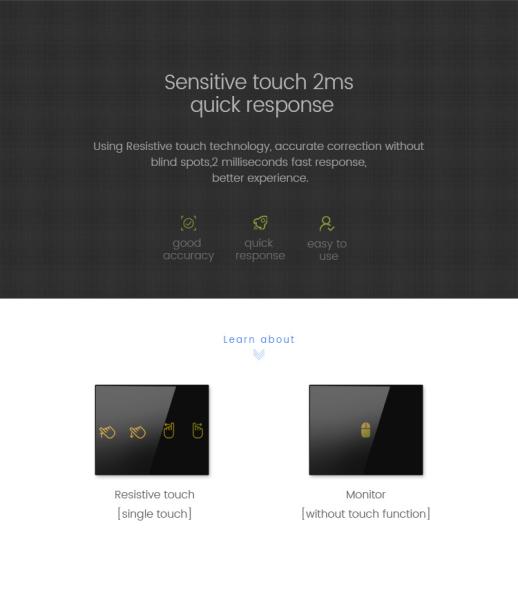 Quality 6.4-inch Industrial-grade Touch Screen Display Flush Mounted Metal Structure for sale