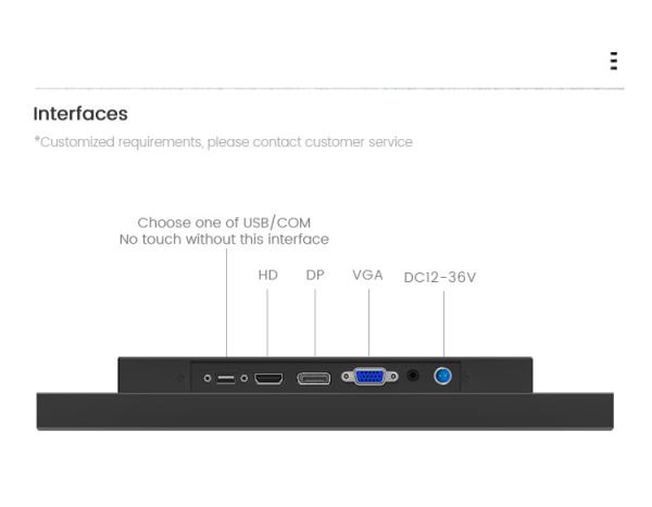 Quality 17 inch LCD Industrial Anti-interference Low Temperature and Wide Voltage for sale