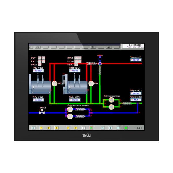 Quality 12.1/12 Inch Touch Display CNC Automation Equipment Industrial Embedded Anti for sale