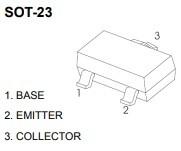 China CJ elektronische Dioden en Transistors, S8550-Informatiebladtransistor dronkaard-23 Te koop