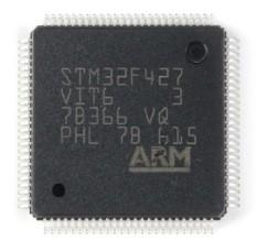 中国 STM32F427VIT6 ST MCUの32ビット腕の皮質M4 RISC 2MB抜け目がない2.5V/3.3V 100 Pin LQFPの皿 販売のため
