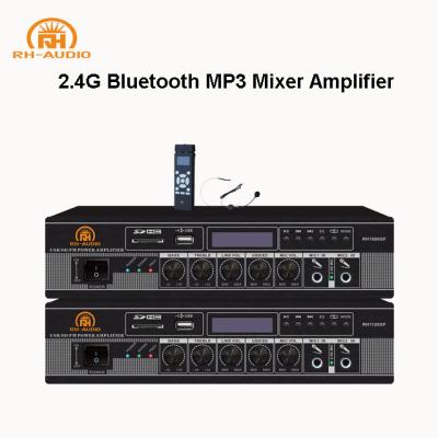 China RH-AUDIO Professional Audio 2.4G Mixer AMplifier with FM/MP3/Bluetooth for sale
