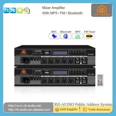 China RH-AUDIO Electrical Equipment BGM Mini Amplifier with Bluetooth FM Radio Signal USB Port for sale