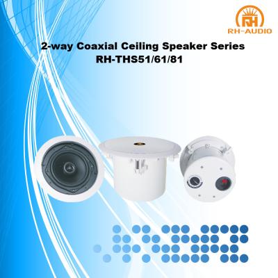 China RH-AUDIO RH-THS51/61/81 Series 2 Way Ceiling Speaker System for Restaurant for sale