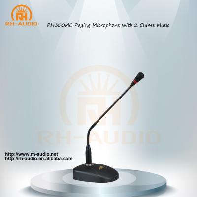 China RH-AUDIO PA SYSTEM Paging Microphone with 2 Chime Music for Office for sale