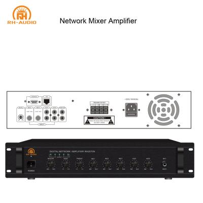 China RH-AUDIO PA System Power Audio Amplifier with IP Network for Office for sale