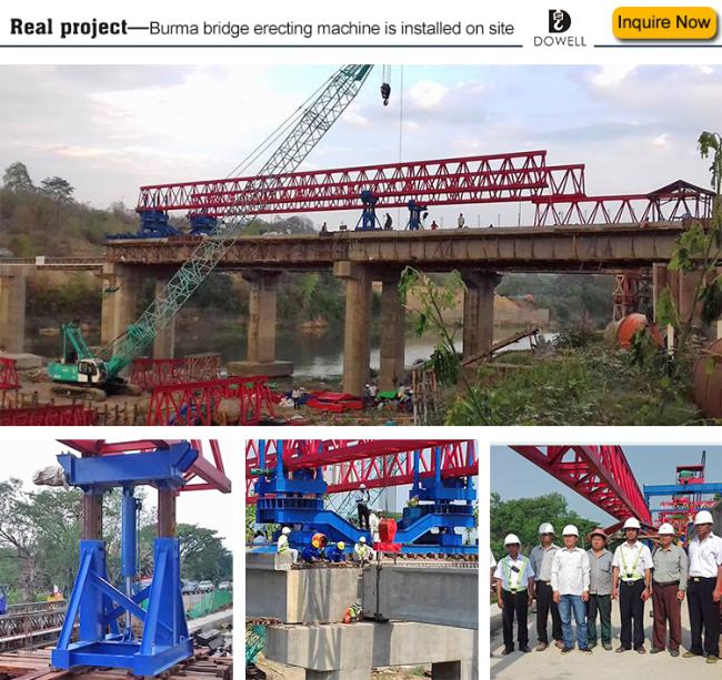 concrete lifting crane bridge girder erection machine