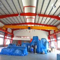 China Electric Single Girder Eot Crane 415v Free Standing Workshop for sale
