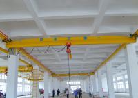 China Top Running Underslung Bridge Crane Single Beam Heavy Loading for sale